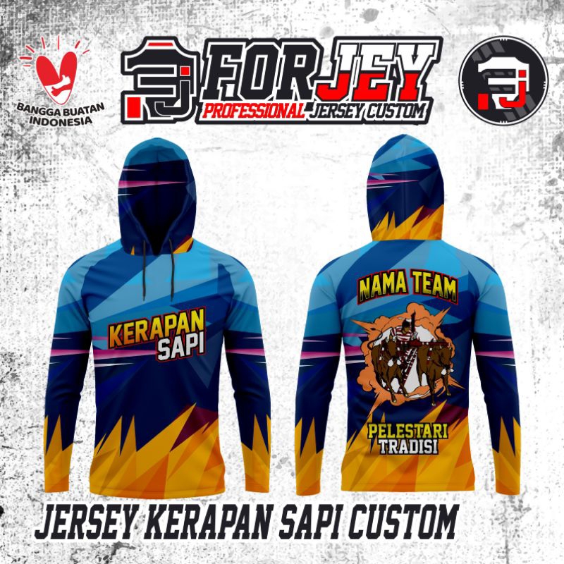 Jual JERSEY KERAPAN SAPI PROFESSIONAL CUSTOM | Shopee Indonesia