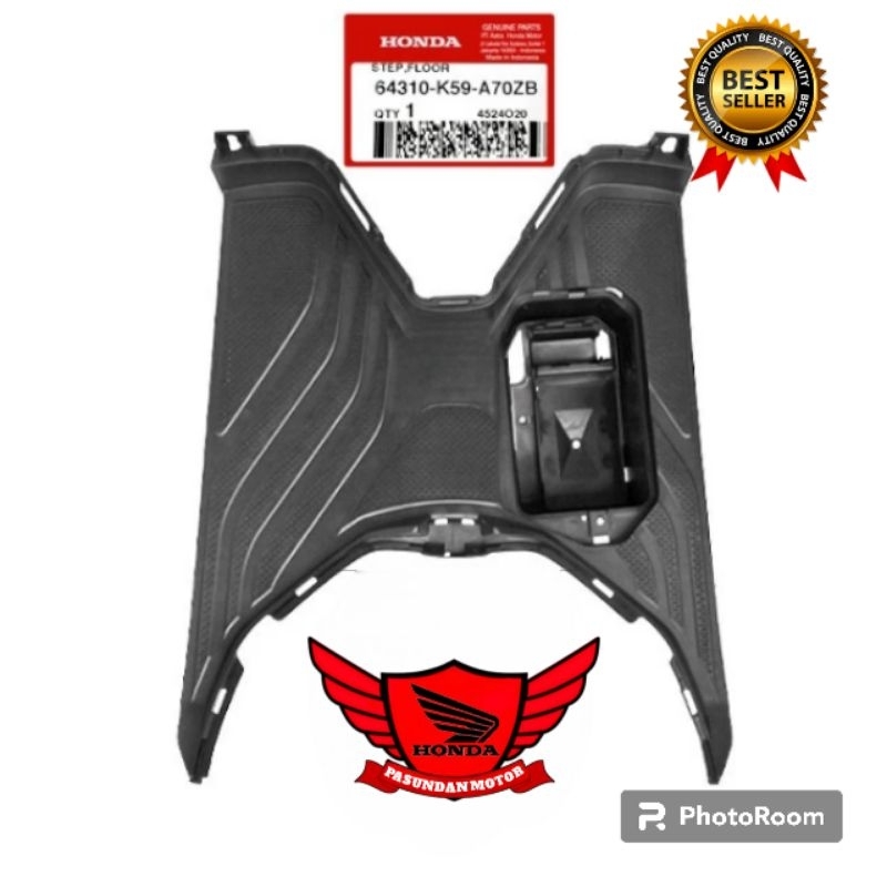 Jual 64310-K59-A70ZB Step floor bordes pijakan kaki Vario 125 150 LED all new 2018 - 2022 ...