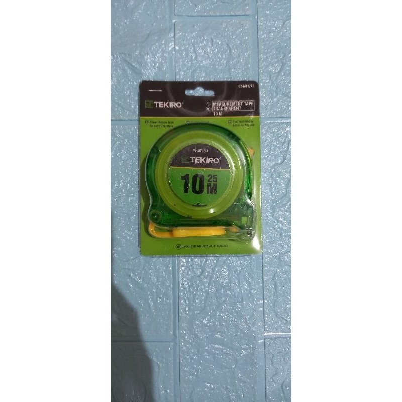 Jual Tekiro Meteran Transparan Measurement Tape Transparent 10 M ...