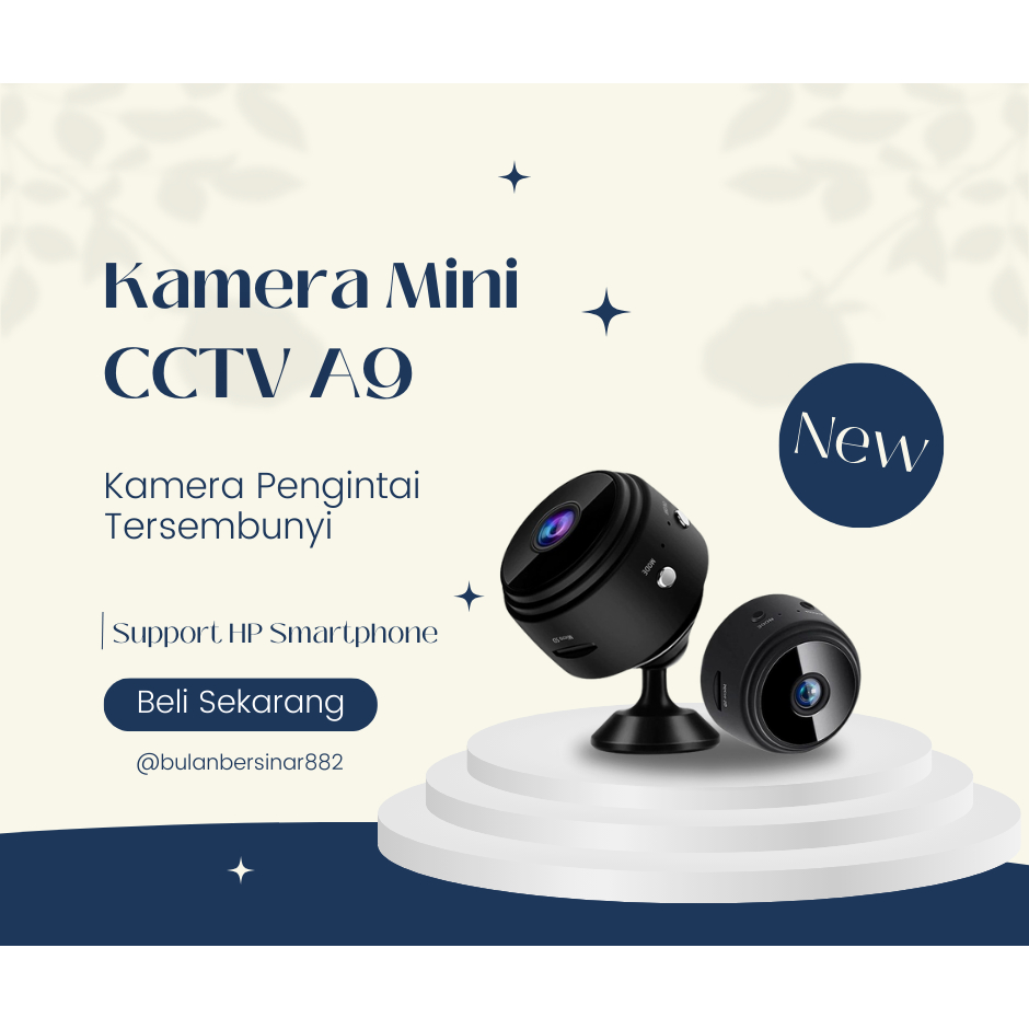 Jual CCTV Wireless Mini Camera Wifi HD 1080P Kamera Pengintai ...