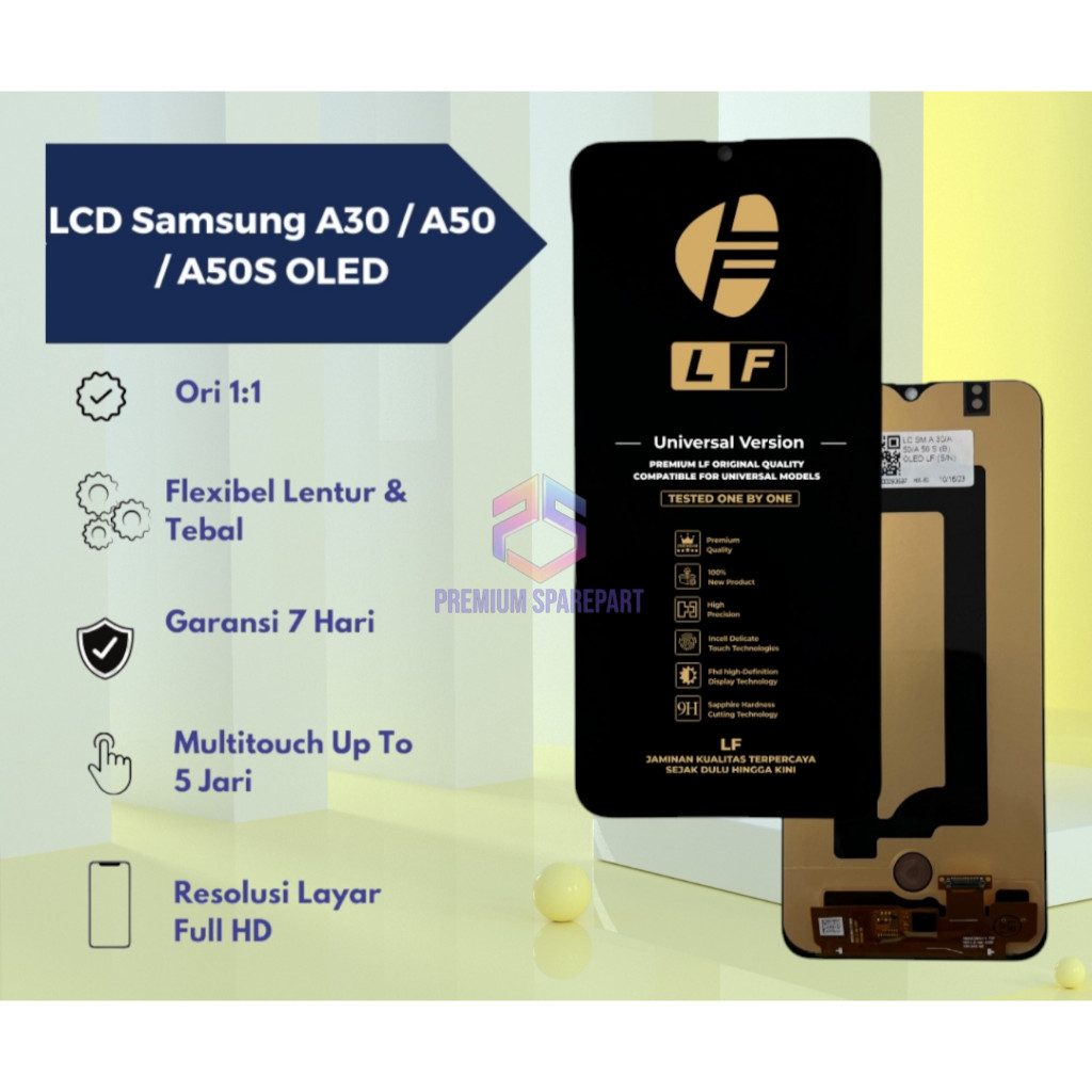 Jual LCD SAMSUNG A20/ A205 Fullset Touchscreen / LCD LF (Bergaransi ...