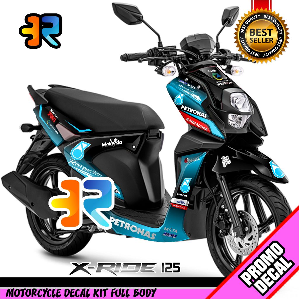 Jual Decal X Ride 125 Stiker Full Body Variasi Desain Petronas | Shopee ...