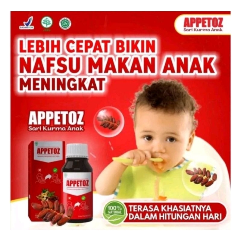 Jual Appetoz sari kurma anak- solusi anak susah makan- nafsu makan ...