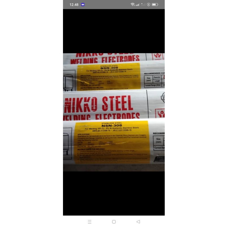 Jual KAWAT LAS STAINLESS NSN-308 NIKKO STEEL Size, 2.0MM | Shopee Indonesia