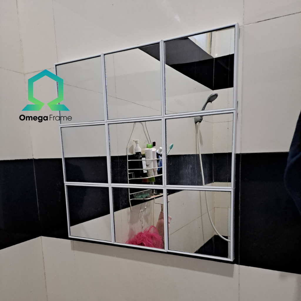 Jual Kaca Persegi Cermin Tempel Dinding Kotak 15x15 | Shopee Indonesia