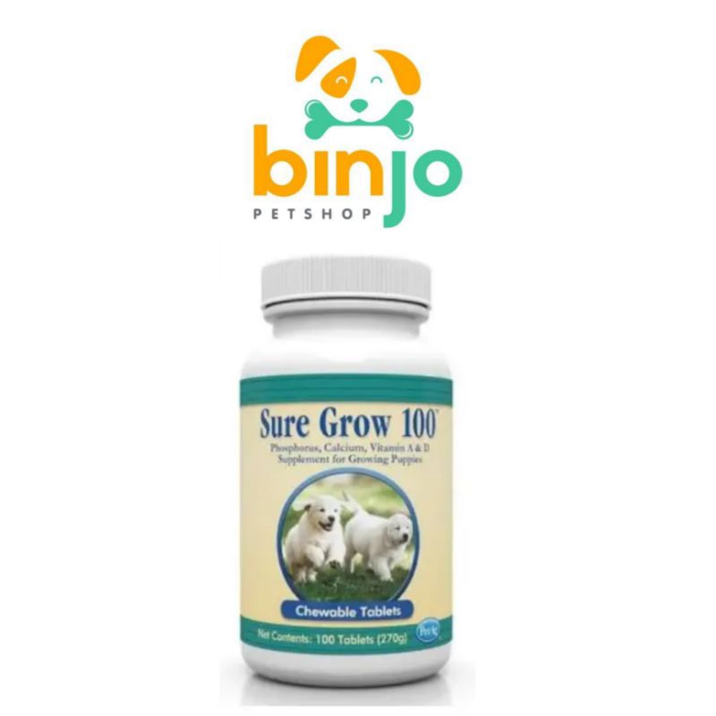 Jual Sure Grow 100 ( 1 Tablet ) - Kalsium, Suplemen dan Vitamin Untuk ...