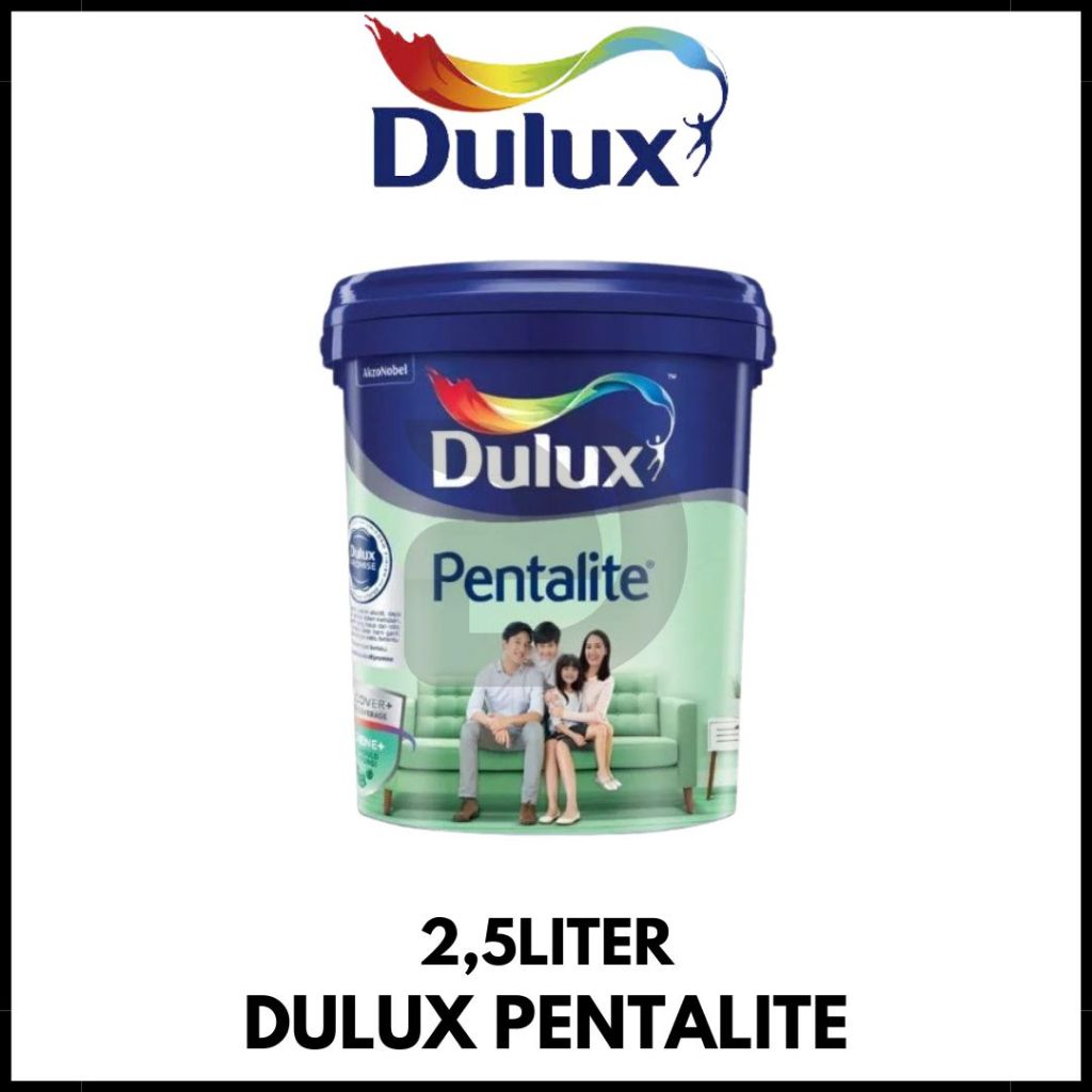 Jual Cat Tembok Interior Dulux Pentalite Antibac 2 5 Liter Brilliant