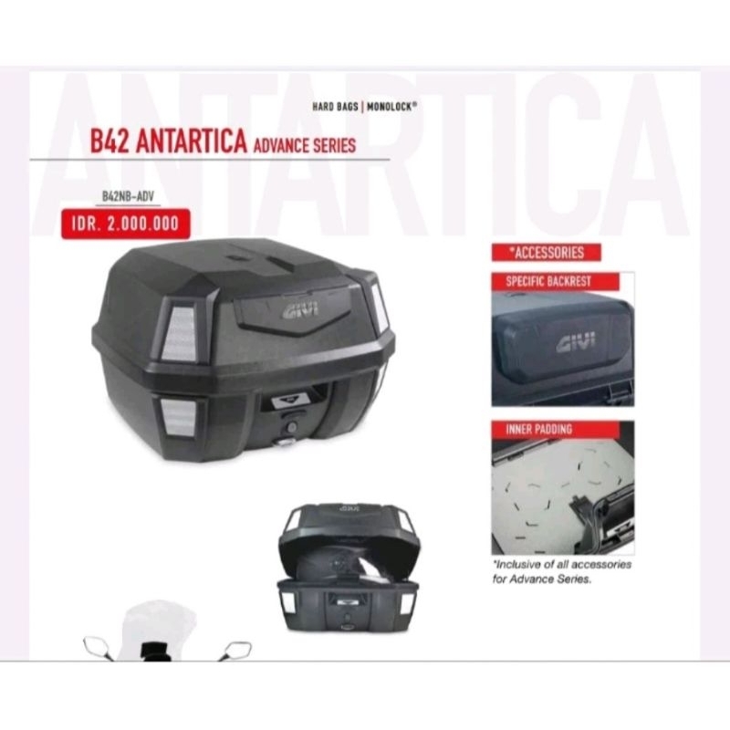 Jual box givi B42N B42 atlas givi B42 ADV original givi faqihmotoshop | Shopee Indonesia