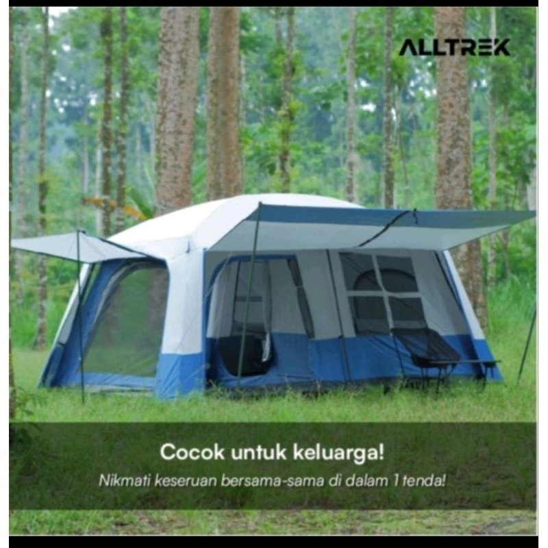 Jual ALLTREK tenda camping TENTASTIC PRO size L Outdoor 1 bedroom + 1 ...