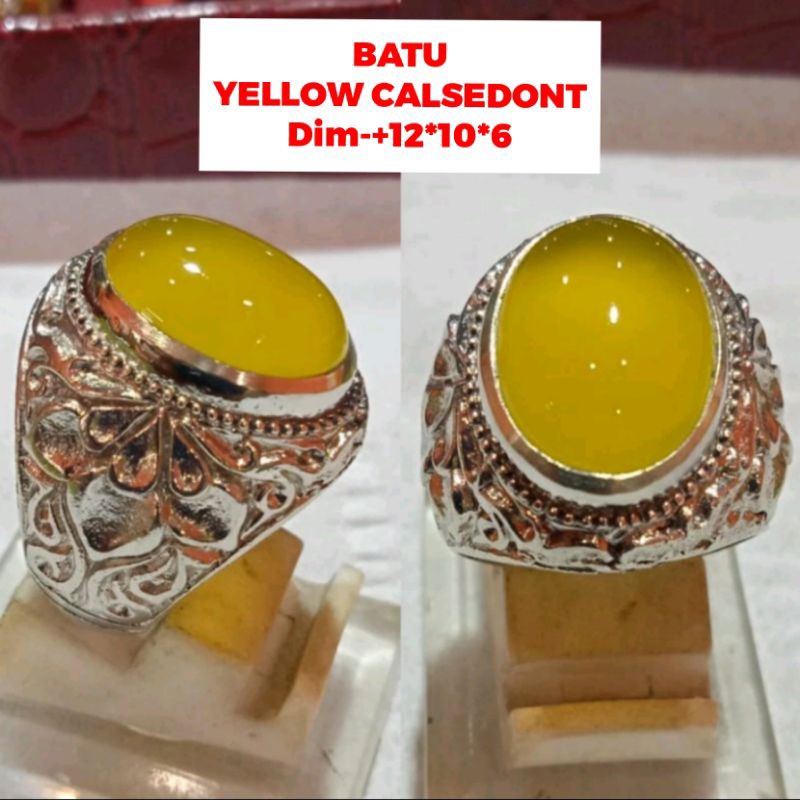 Jual BATU YELLOW BATU RAJA BATU YELLOW CALSEDONT TEMBUS 06 | Shopee ...