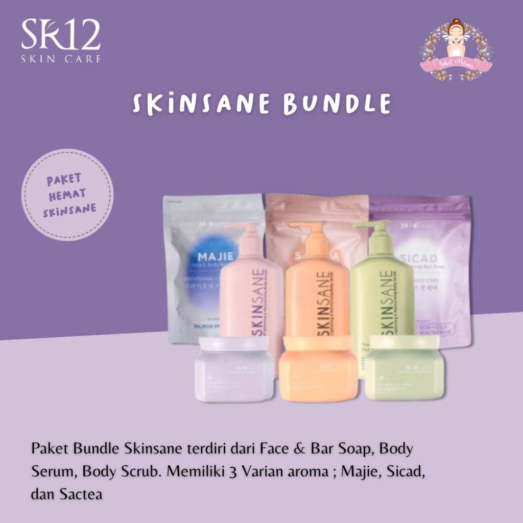 Jual SKINSANE BUNDLE / MAJIE / SICAD / SACTEA / PAKET SKINSANE / BUNDLE ...