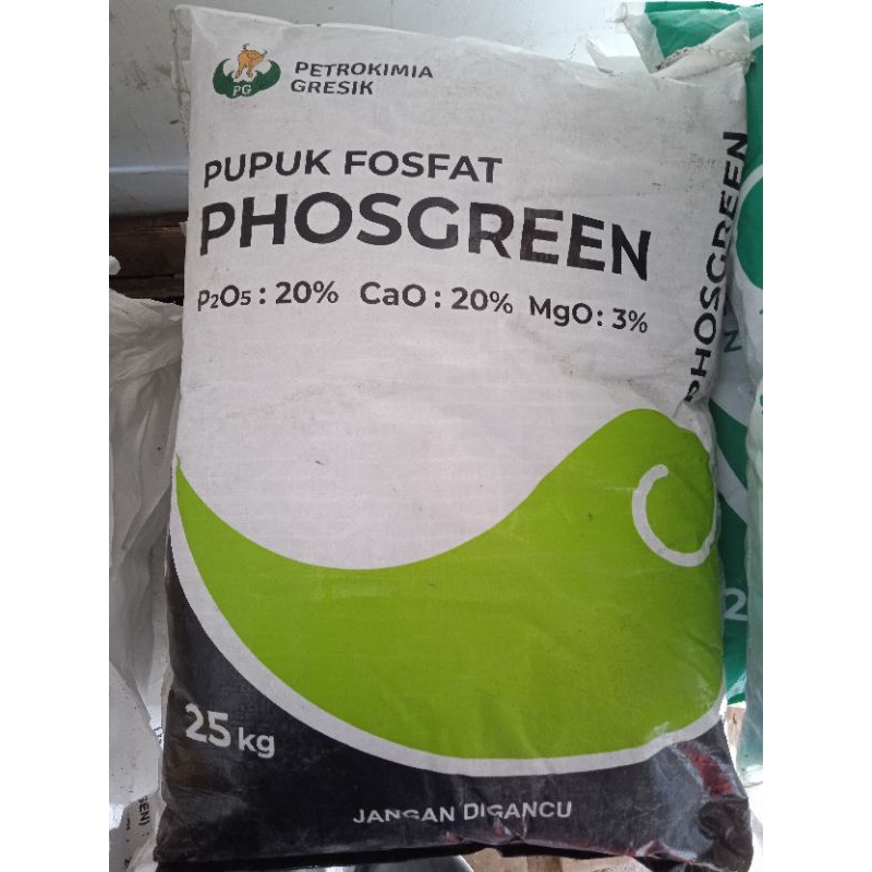 Jual pupuk fosfat PHOSGREEN kemasan 25 kg. | Shopee Indonesia
