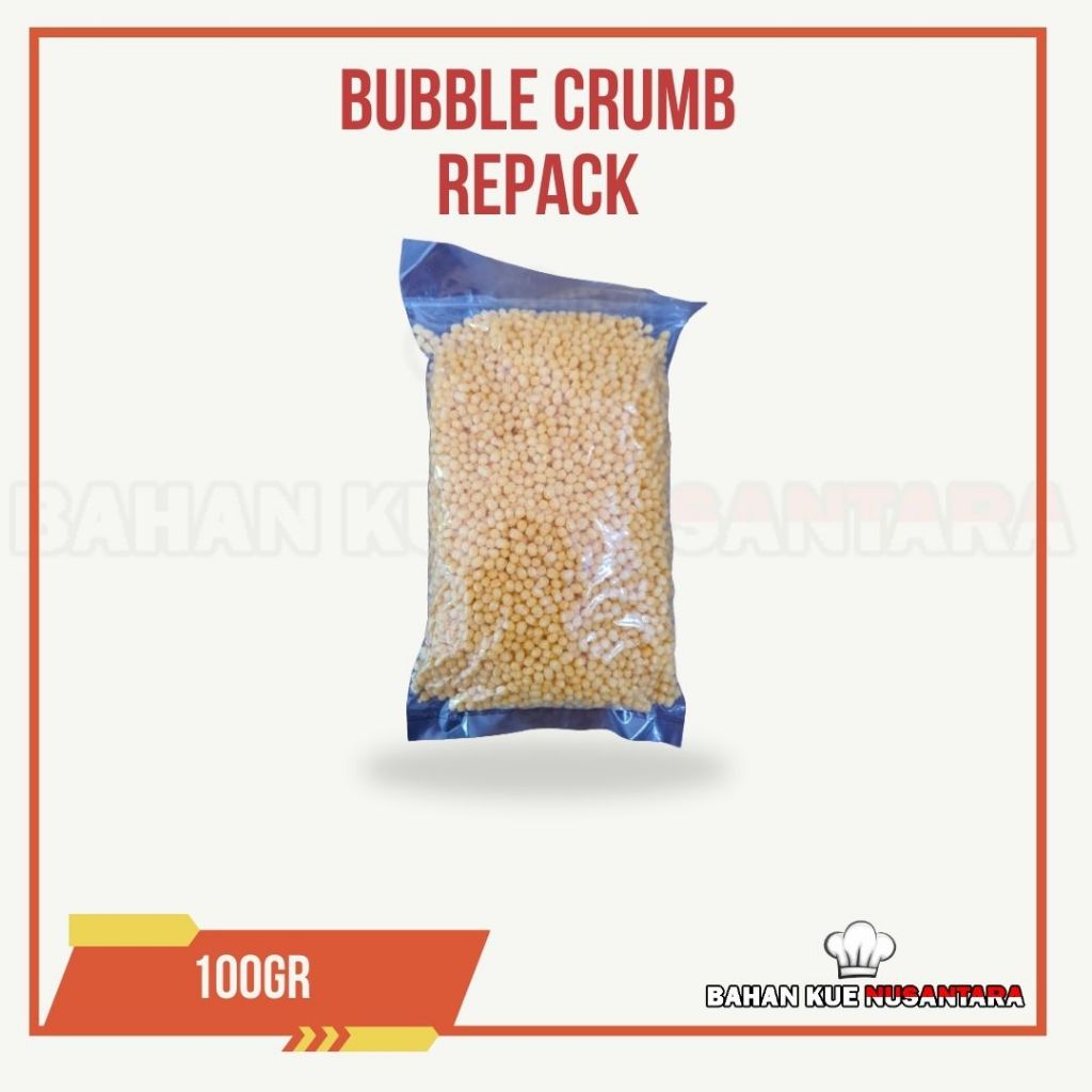 Jual BUBBLE CRUMB CRISPY KEMASAN REPACK 100GR | Shopee Indonesia
