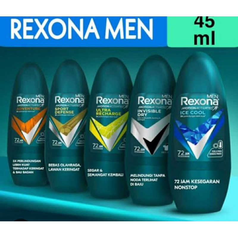 Jual REXONA ROLL ON deodorant MEN 45ml | Shopee Indonesia