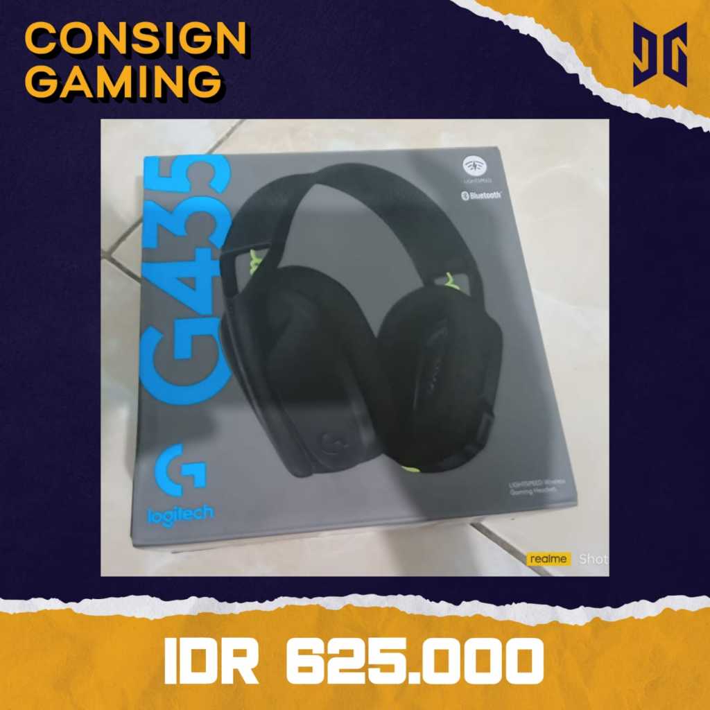 Jual LOGITECH G435 LIGHTSPEED WIRELESS ( CODE : QG622 ) | Shopee Indonesia