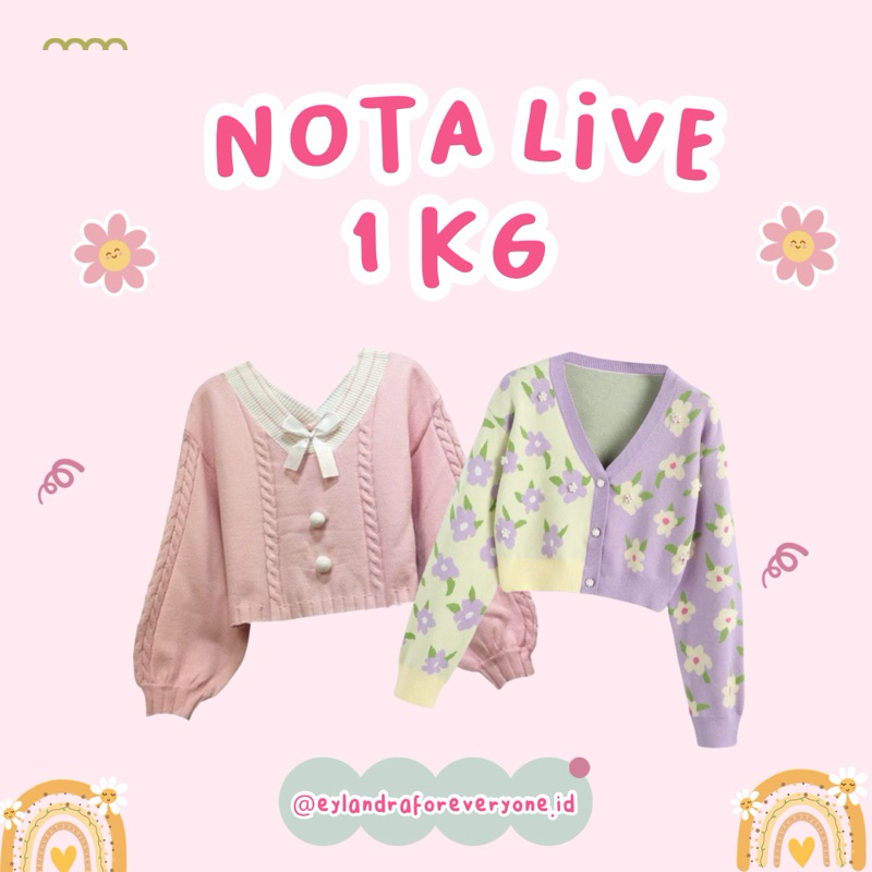 Jual Nota Live 1 KG + 13% Admin Shopee Harga 50K - 100K | Shopee Indonesia