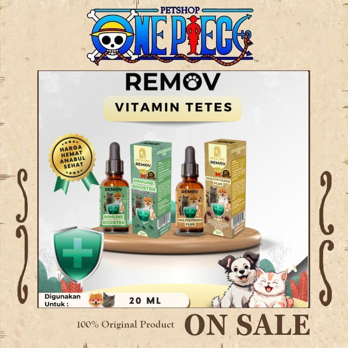 Jual REMOV Vitamin Tetes Untuk Immune Booster Dan Multivitamin Plus ...