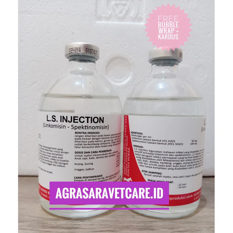Jual LS INJECTION 100 ml KEPRO- MIRIP INTERSPECTIN L , BISEPTYL ...