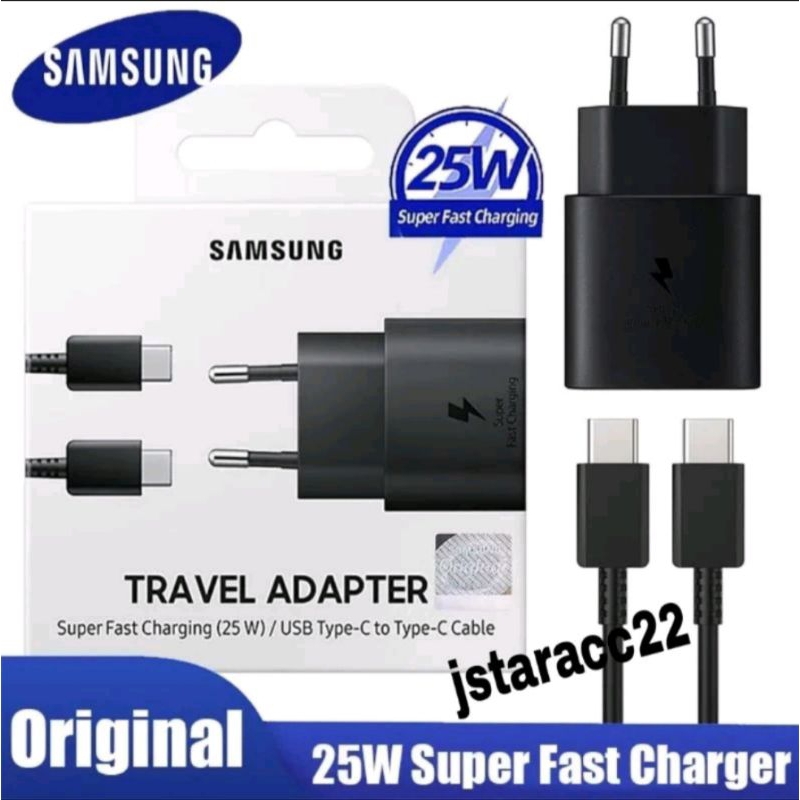 Jual CHARGER SAMSUNG GALAXY A55 5G ORIGINAL 100% 25WATT SUPER FAST ...
