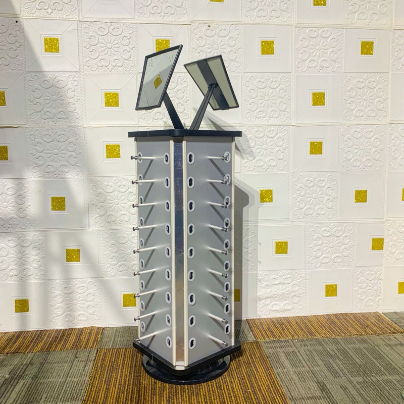 Jual Stand Display Kaca Mata Rak Putar // Display Rak Kacamata Pajangan ...