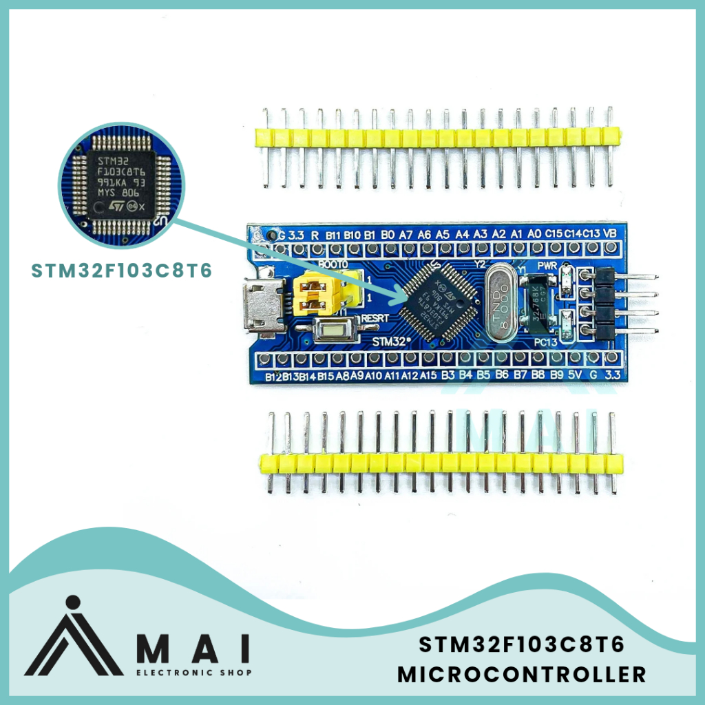 Jual STM32F103C8T6 Chip ARM STM32 Minimum System Board | Shopee Indonesia