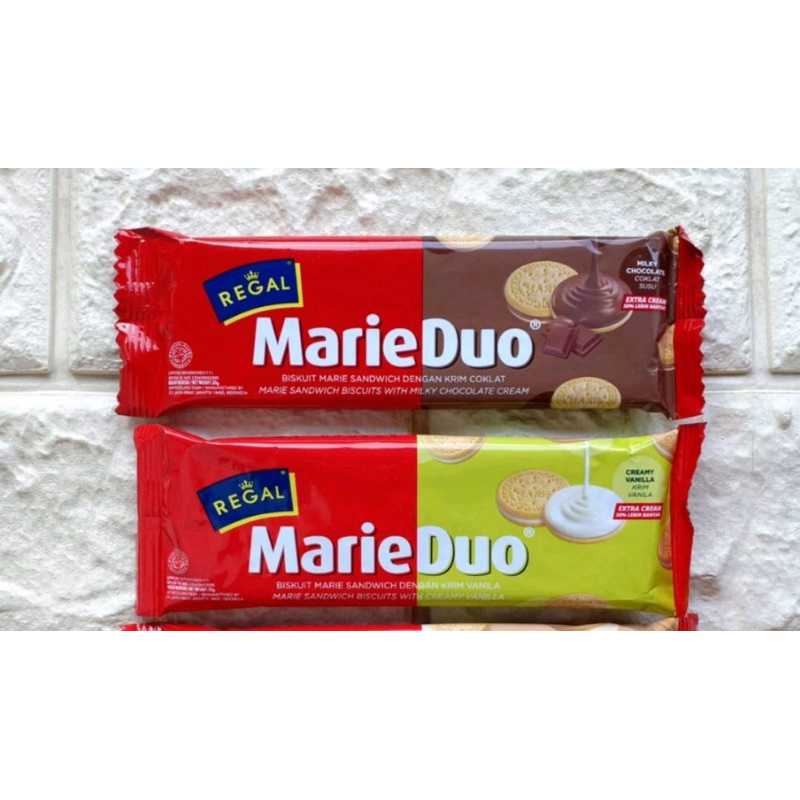 Jual REGAL MARIE DUO sandwich 12x20gram pack | Shopee Indonesia