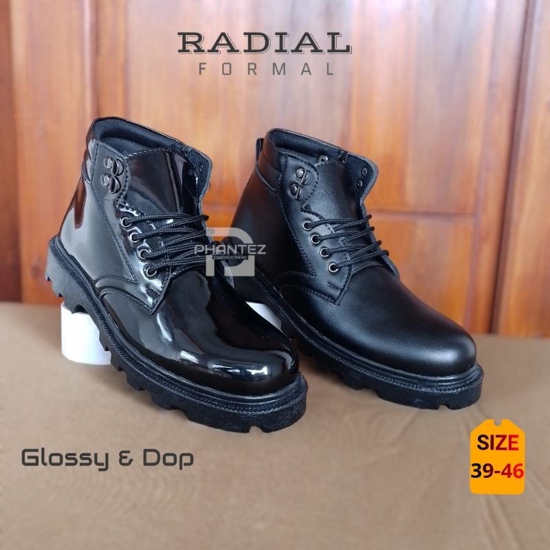 Jual Sepatu pdl pdh tni polri security radial ankle boot formal kerja ...