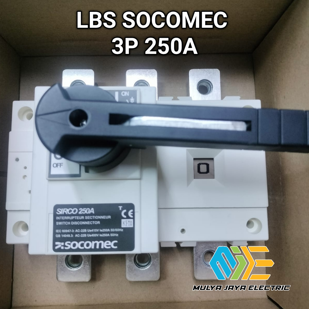 Jual LBS/OHM SAKLAR/HANDEL/PLN-GENSET/ON-OFFF SOCOMEC 3P 250A LBS ...
