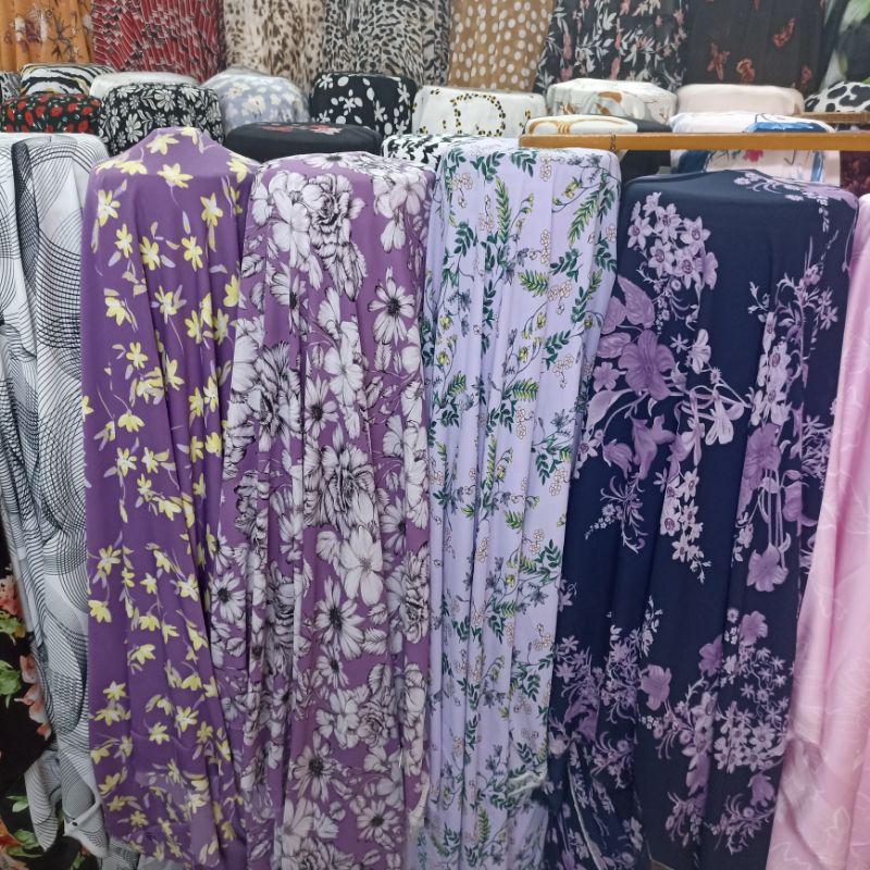 Jual kain ceruty babydoll / ceruty babydoll / kain babydoll / kain ...