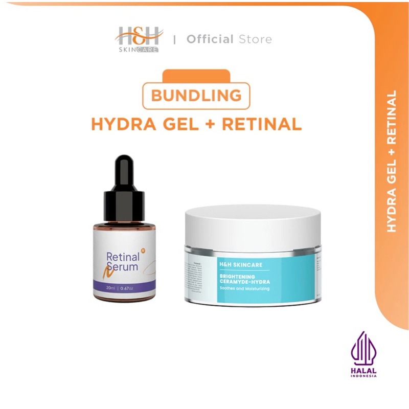 Jual H&H Brightening Ceramide Hydra Gel (Skin Booster Ceramide) & Serum ...