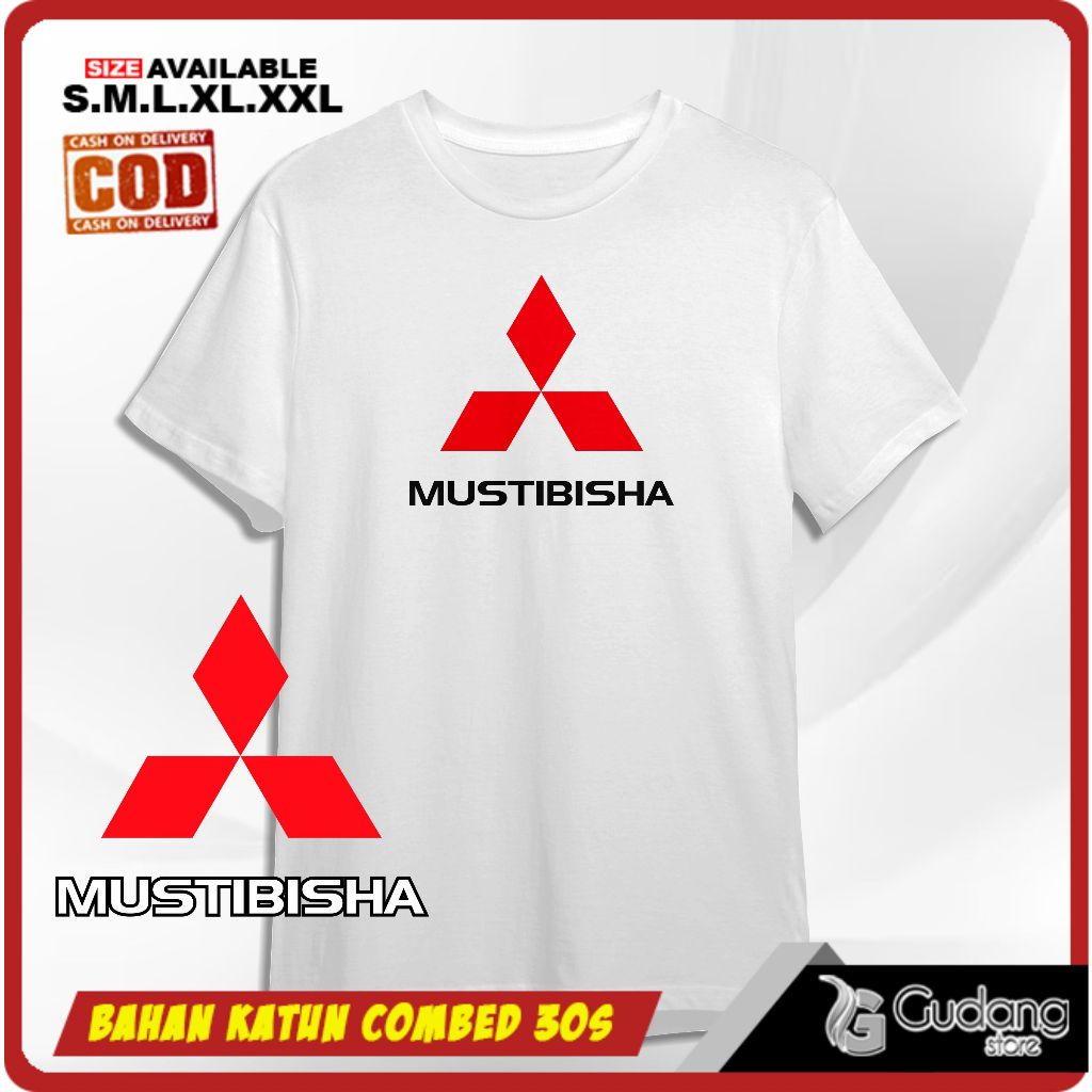 Jual T-shirt Baju Kaos Plesetan MUSTIBISHA Kaos Pria Wanita Cotton ...