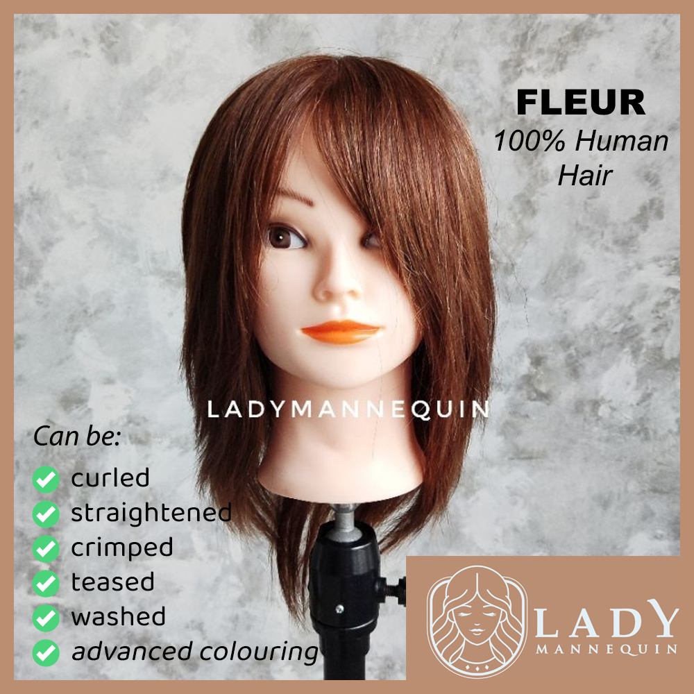 Jual LADY MANNEQUIN (FLEUR) Manekin Rambut Kepala / Patung Rambut ...