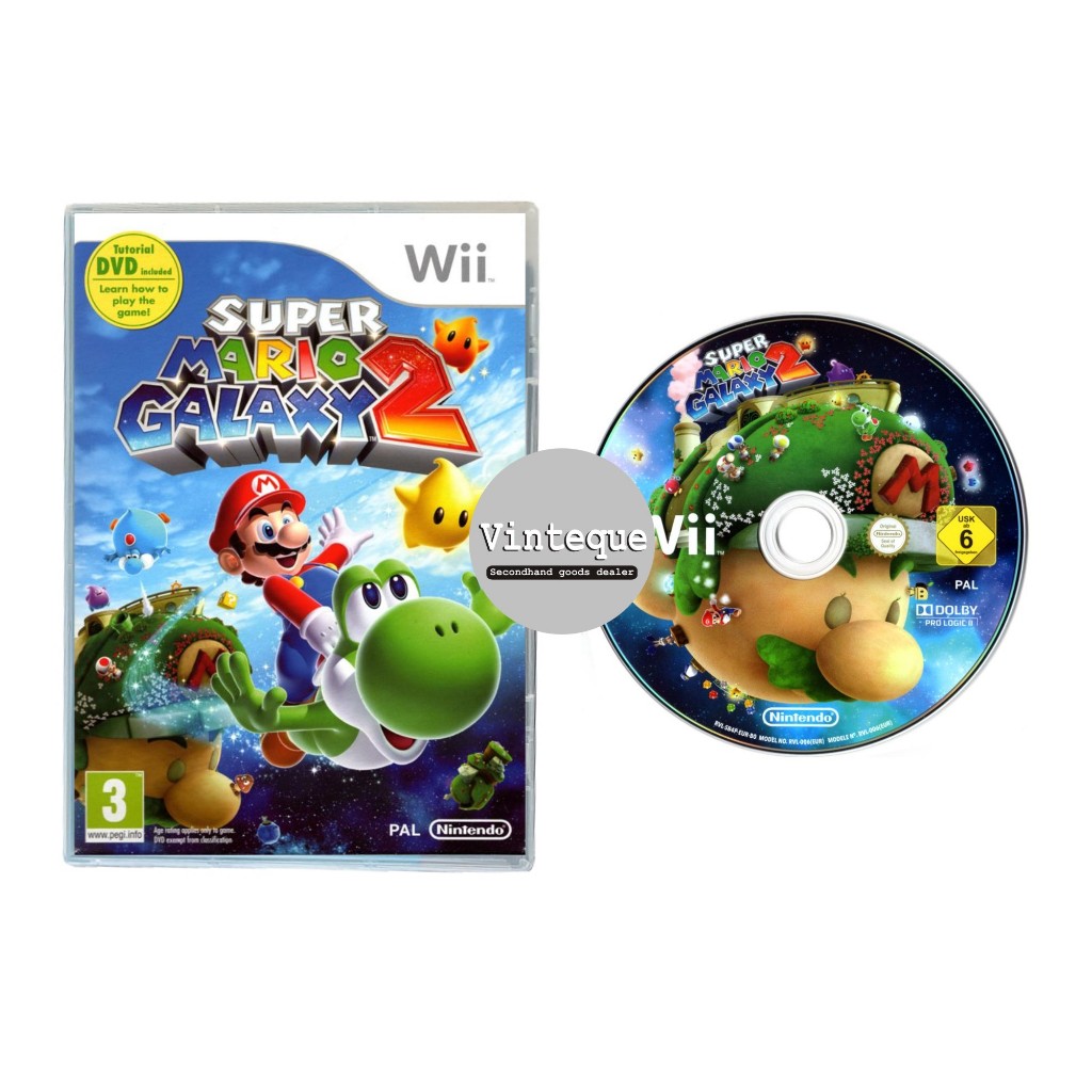 Jual Kaset CD DVD Nintendo Wii Original Pabrik Super Mario Galaxy 2 ...