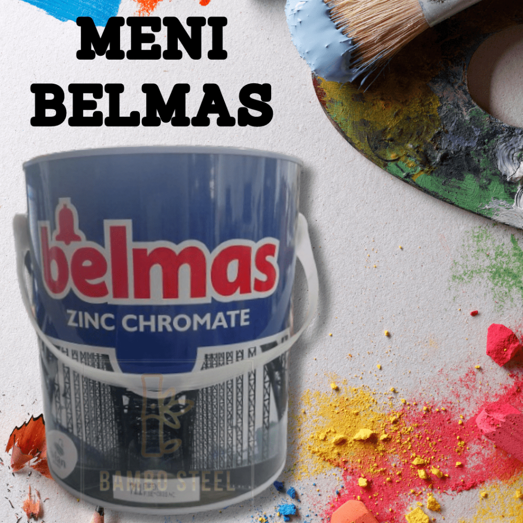 Jual Avian Belmas Zinc Chromate 5kg/ Meni Besi Belmas/Cat Dasar Besi ...