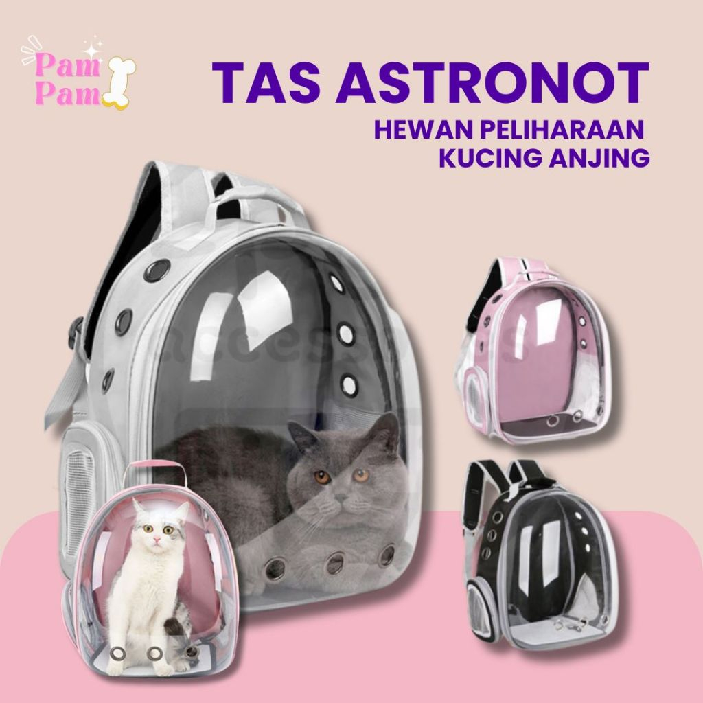 Jual Tas Ransel Astronot Kucing Transparan Tas Astronaut Kucing Besar ...