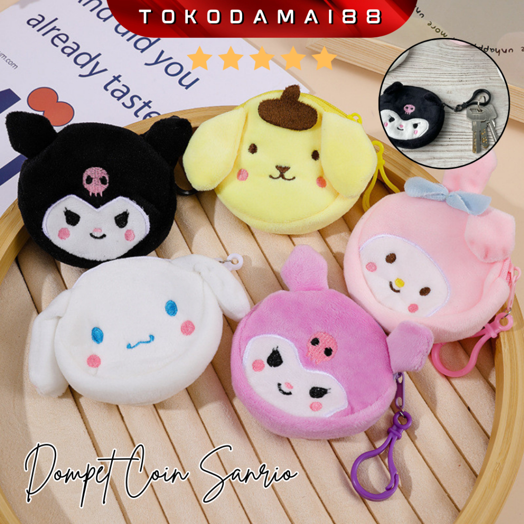 Jual DOMPET KOIN SANRIO GANTUNGAN KUNCI DOMPET KOIN SANRIO TAS MINI ...