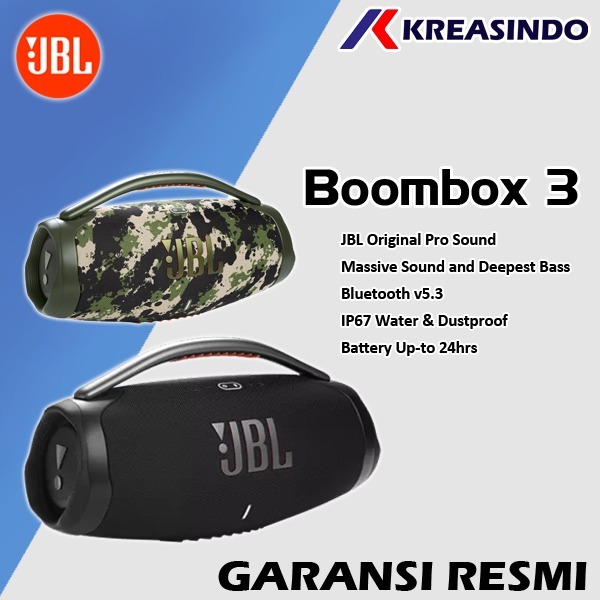 Jual JBL Boombox 3 / Boom Box 3 / Boombox3 Portable Bluetooth Speaker ...