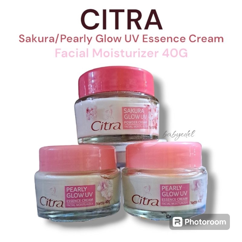 Jual [PROMO] CITRA SAKURA PEARLY GLOW UV ESSENCE CREAM FACIAL ...