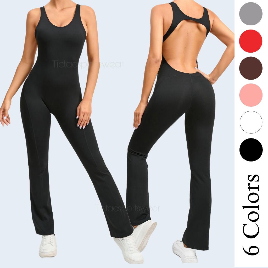 Jual DELIA CUTBRAY FLARE JUMPSUIT OLAHRAGA / SETELAN Cut Bray SET ...