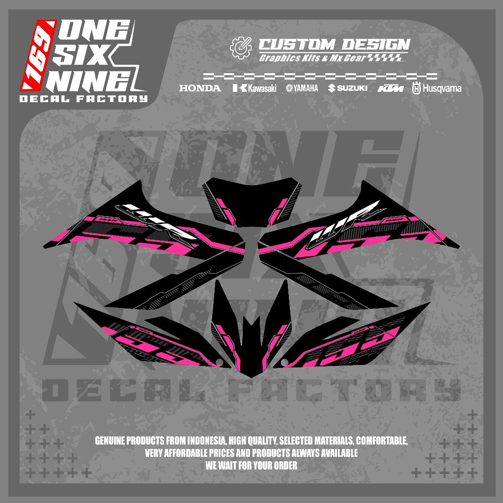 Jual Striping Wr 155 Pink Style - Striping Wr Surex | Shopee Indonesia