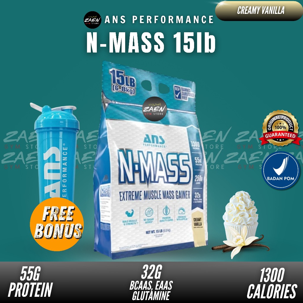 Jual ANS N MASS 15 LBS EXTREME MUSCLE MASS GAINER | Shopee Indonesia