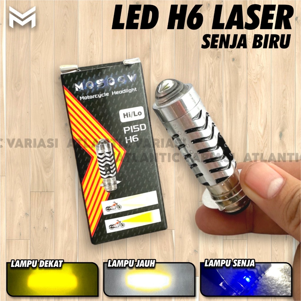 Jual LAMPU UTAMA H6 MATIC BEBEK LED H6 LAMPU DEPAN MOTOR BOHLAM LED ...