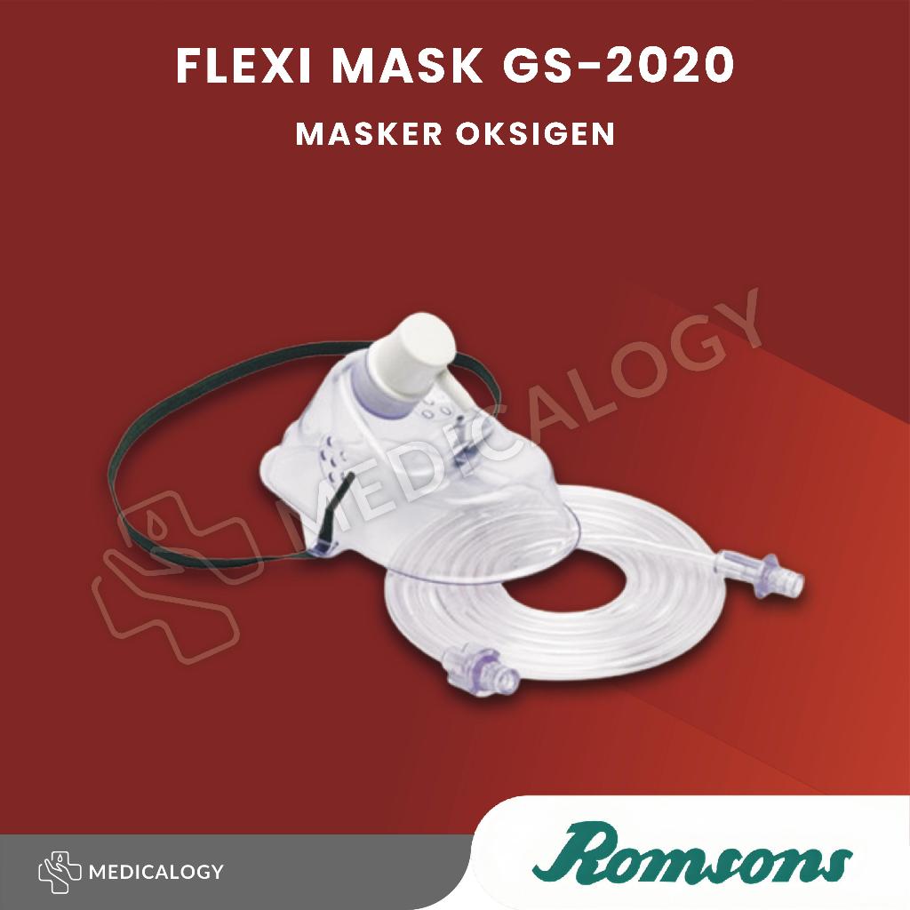 Jual Flexi Mask Oksigen Mask GS-2020 Romsons | Shopee Indonesia