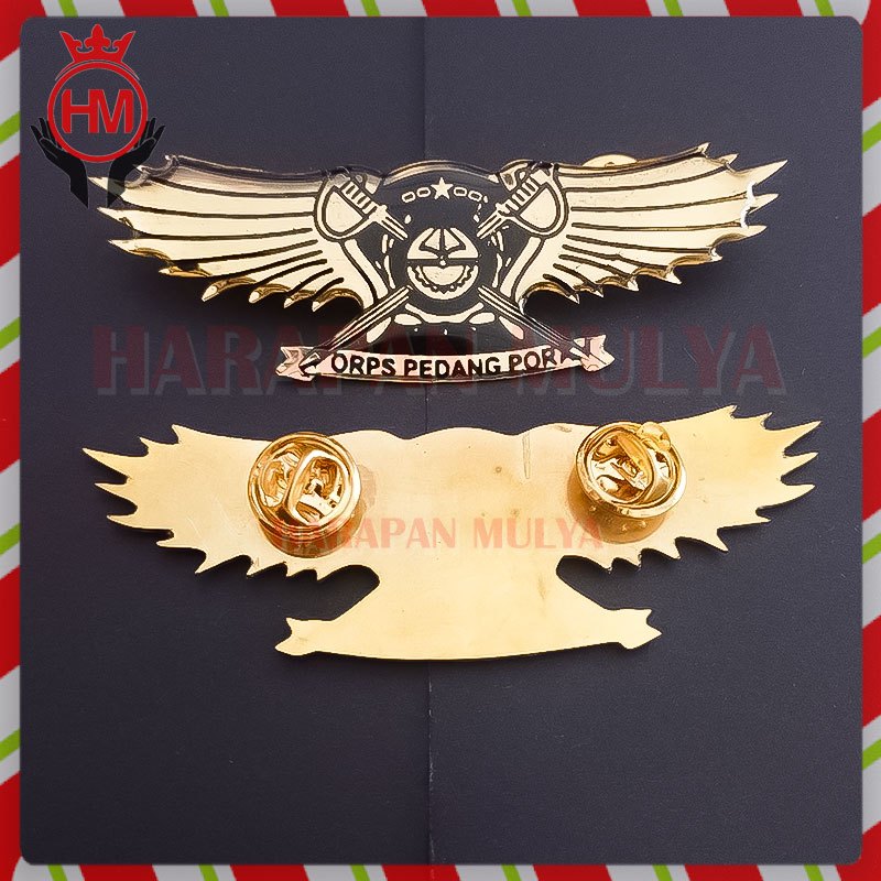Jual Pin Pedang Pora Murah Wing Logo Korps Pedang Pora - HM | Shopee ...