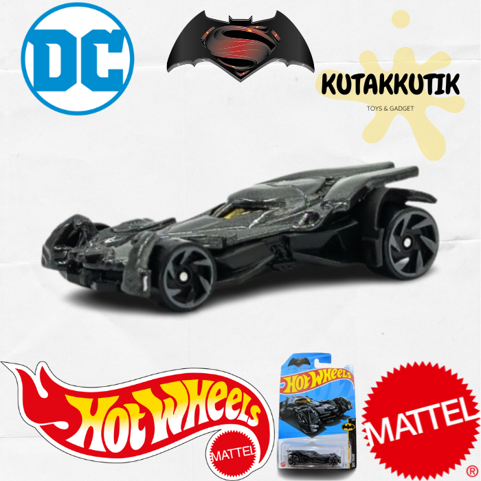 Jual Hotwheels Mobil Batman Batmobile Hitam Abu Kaca Kuning Lot F 2024 ...