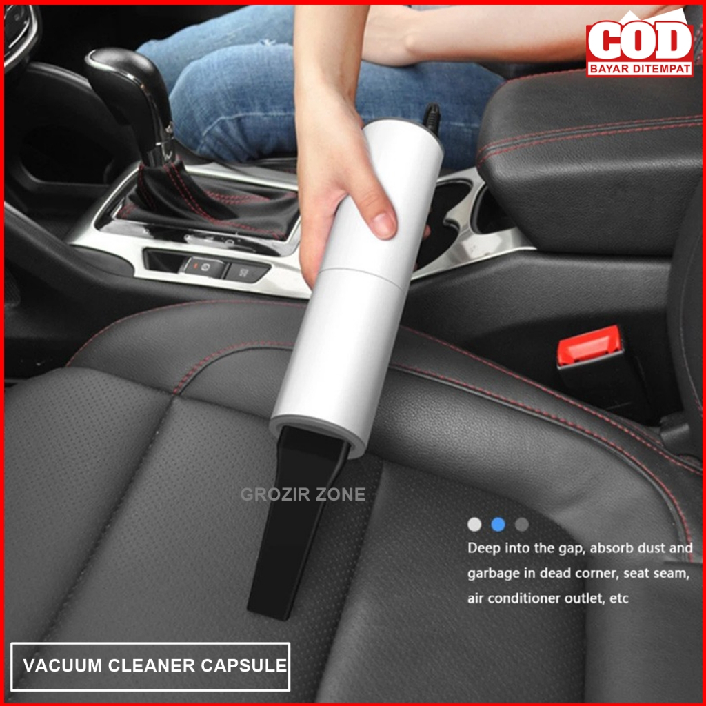 Jual Vacum Cleaner Mobil Portable 5 in 1 Capsule 8000pa Vacuum Vakum ...