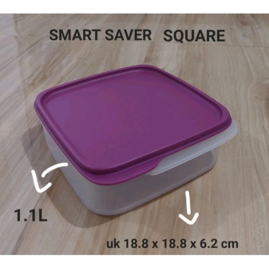 Jual TUPPERWARE Smart Saver Square 1 | Shopee Indonesia