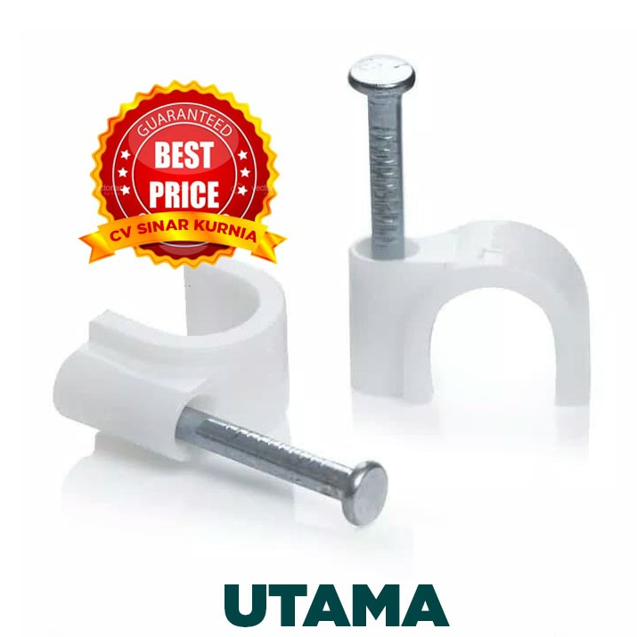 Jual Klem Kabel / Cable Clips / Klem Paku Beton / Klem Paku Baja | Merk ...