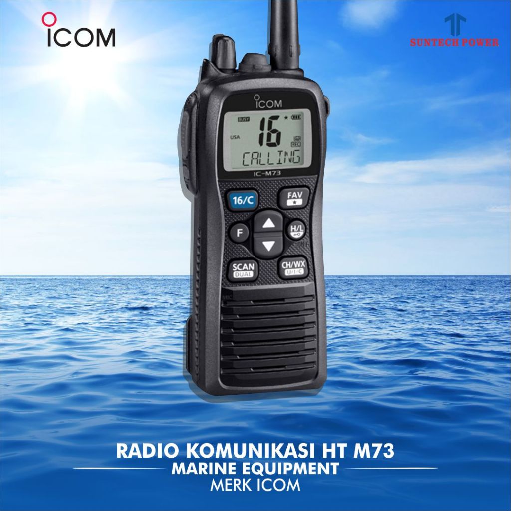 Jual Radio HT Icom M73-Plus VHF Alat Radio Komunikasi Marine Transceiver | Shopee Indonesia