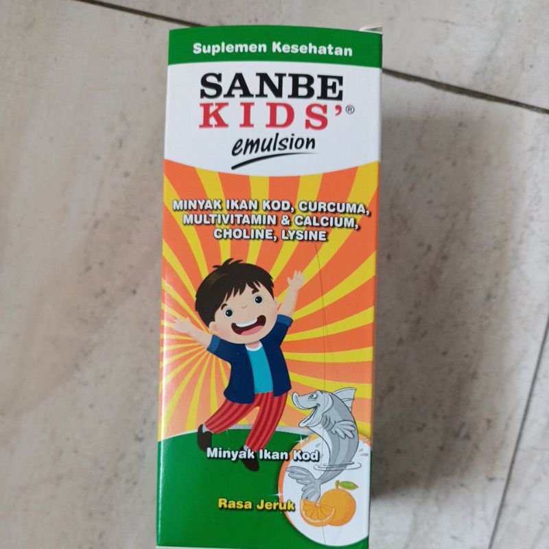 Jual SANBE KIDS EMULSION 200 ML PENUNJANG KECERDASAN ANAK | Shopee ...